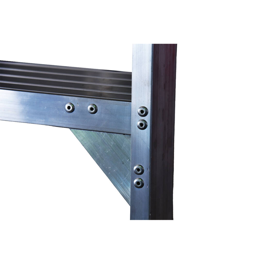 Aluminium Single-Side Step Ladder - Unifab Trading