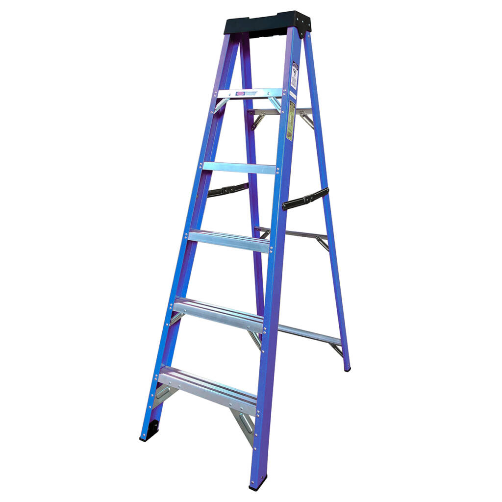 Fiberglass Single-Side Step Ladder - Unifab Trading